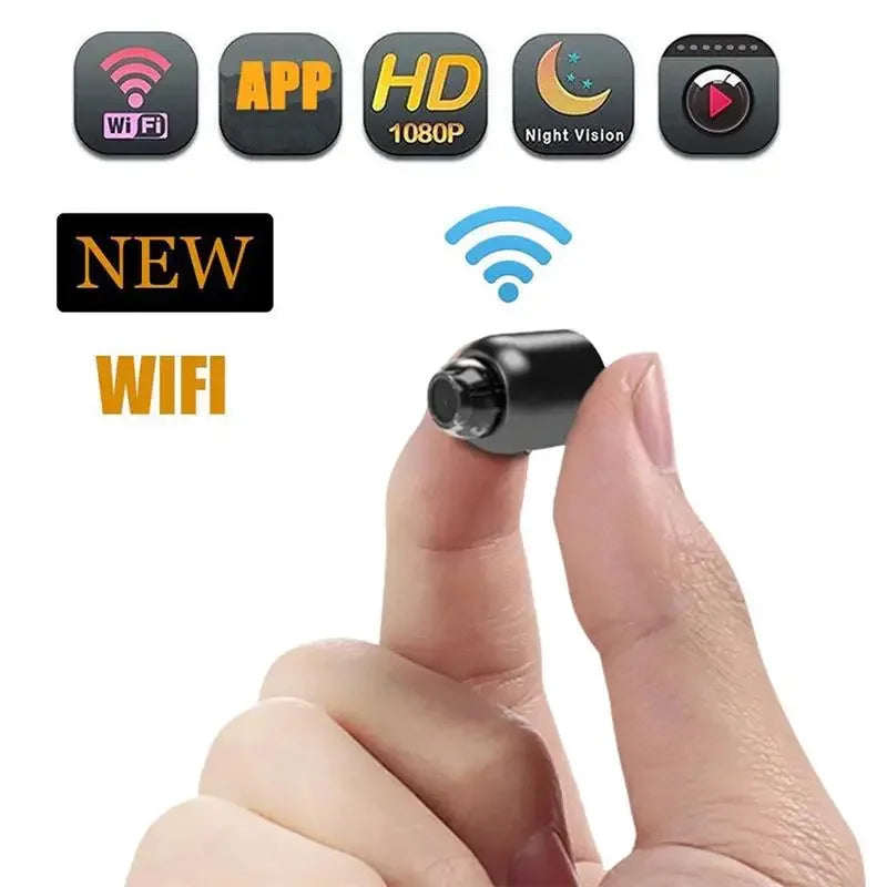 Mini Camera Wireless 1080P Surveillance Security Video Cam Night Visio ...